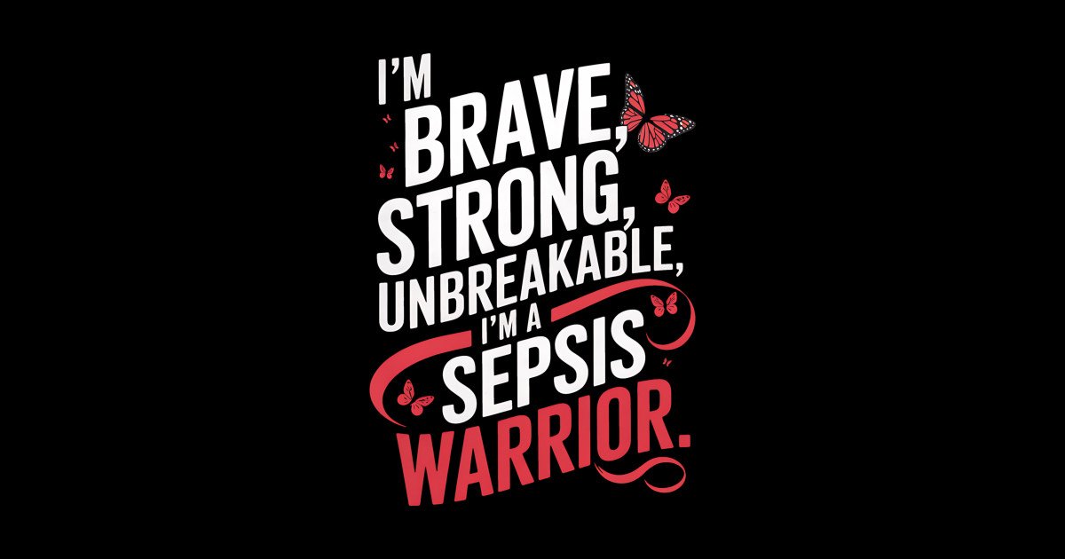 Sepsis Warrior Brave Strong Unbreakable Sepsis Awareness - Sepsis ...