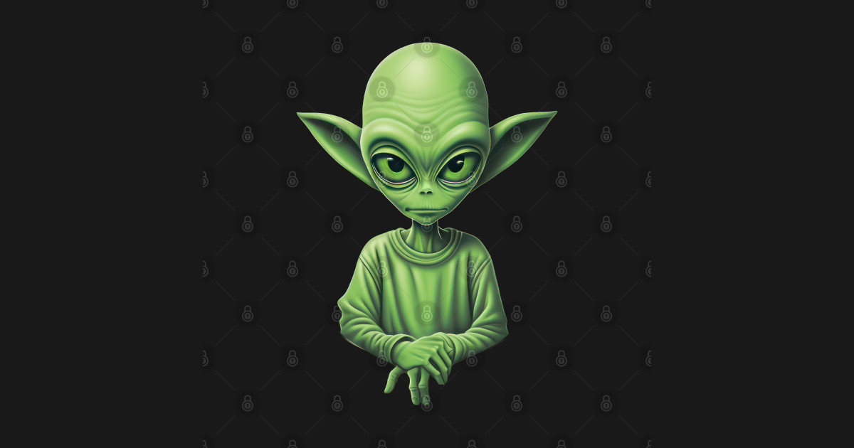 Green Alien Logo - Green Alien - T-Shirt | TeePublic