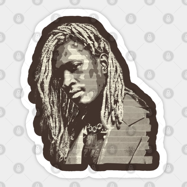 Young Thug - Paper Tape - Young Thug - Sticker | TeePublic