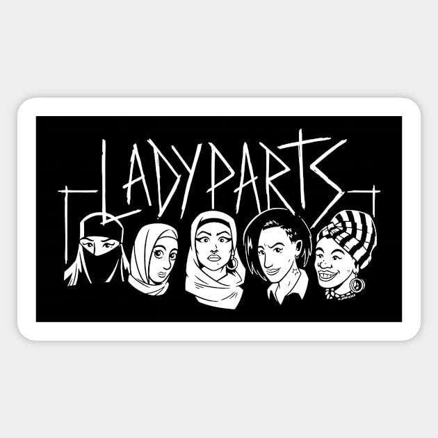 Lady Parts - Ladyparts - Sticker | TeePublic