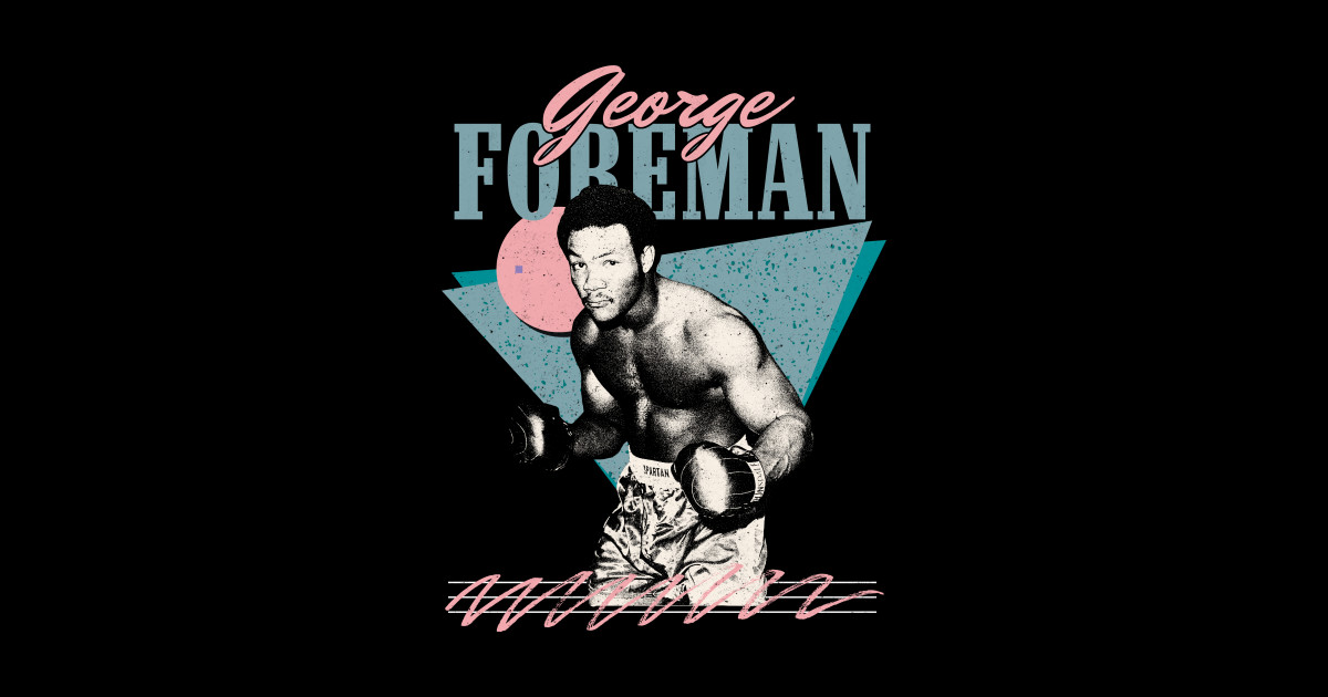 George Foreman /// Retro Aesthetic Style - George Foreman - Sticker ...