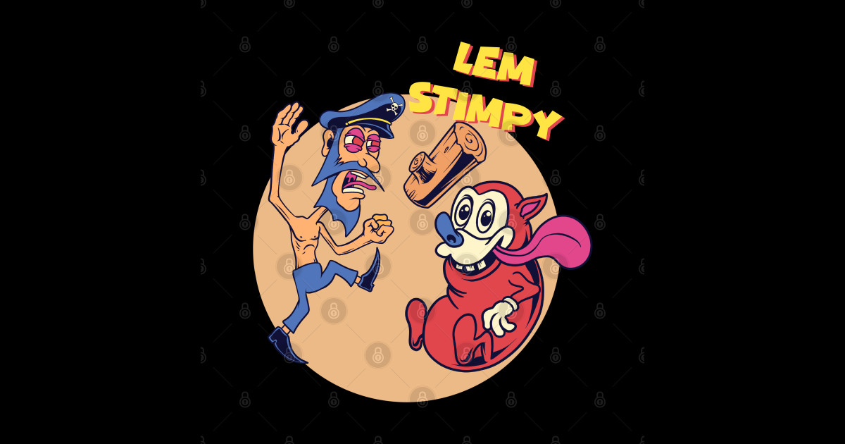 Lem & Stimpy - Ren And Stimpy - Sticker | TeePublic