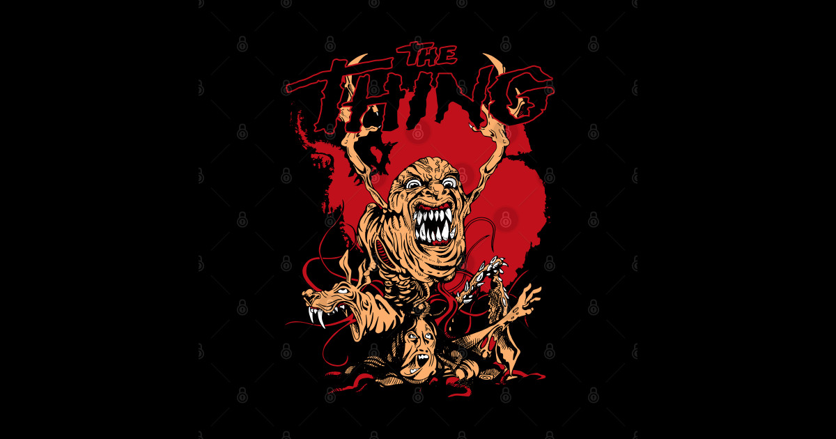 Split Face - The Thing - Sticker | TeePublic