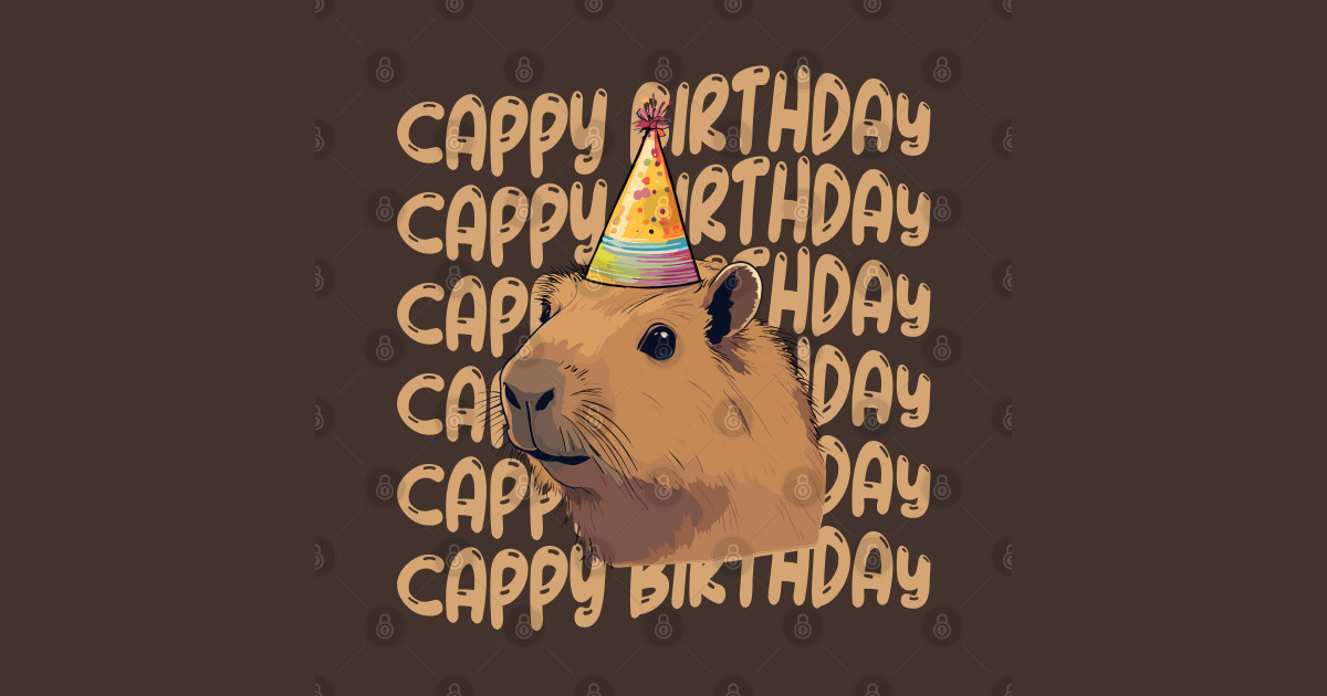 Cappy Birthday - Cappy Birthday - T-Shirt | TeePublic