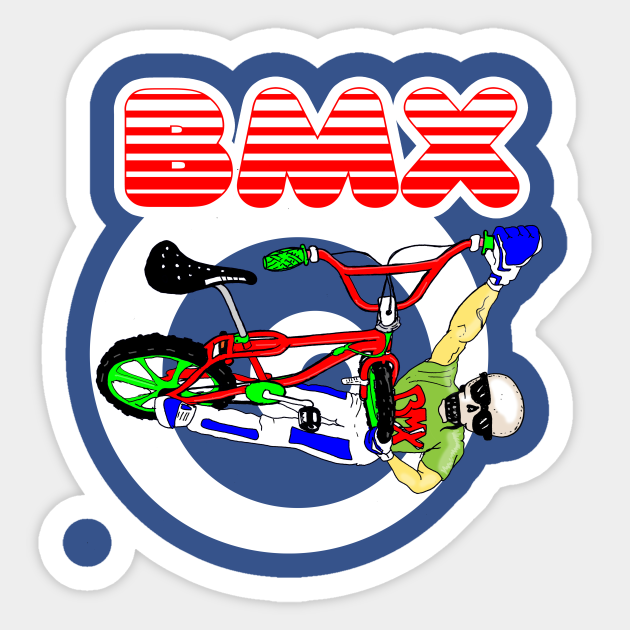 BMX - 80 S - Sticker | TeePublic