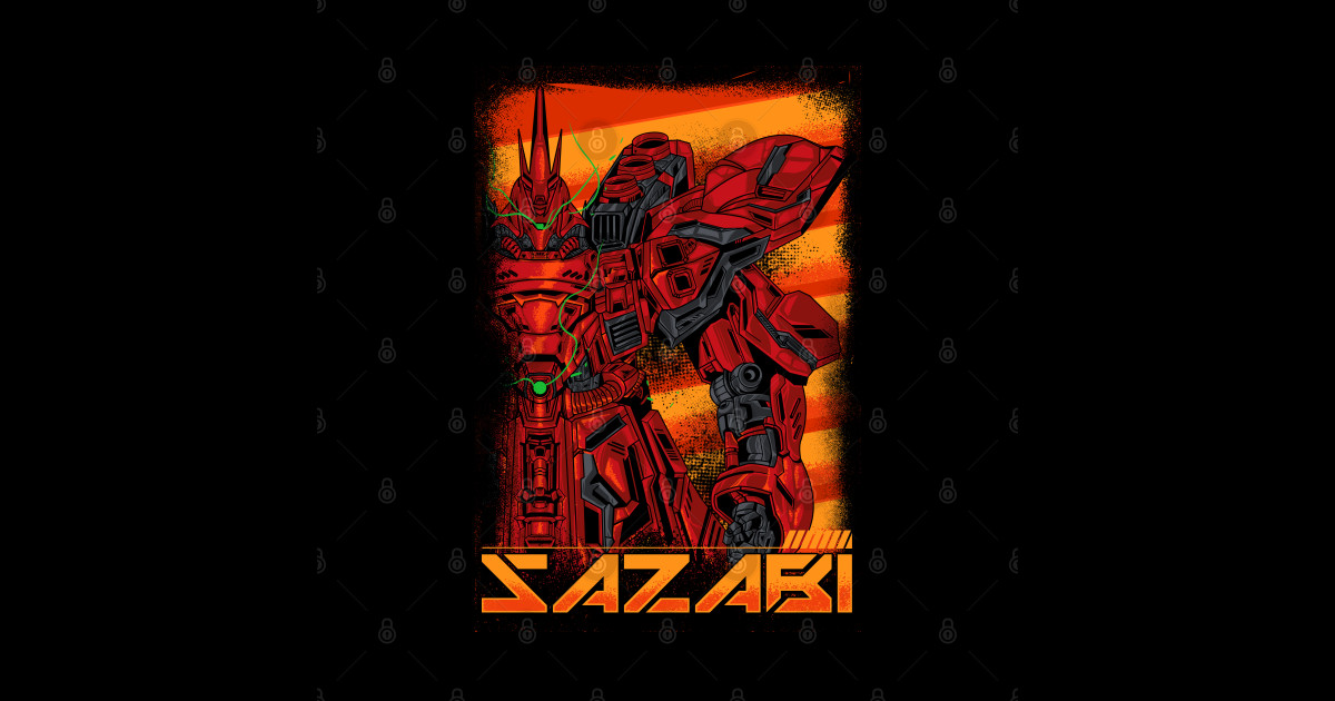 Gundam Sazabi - Gundam - Sticker | TeePublic
