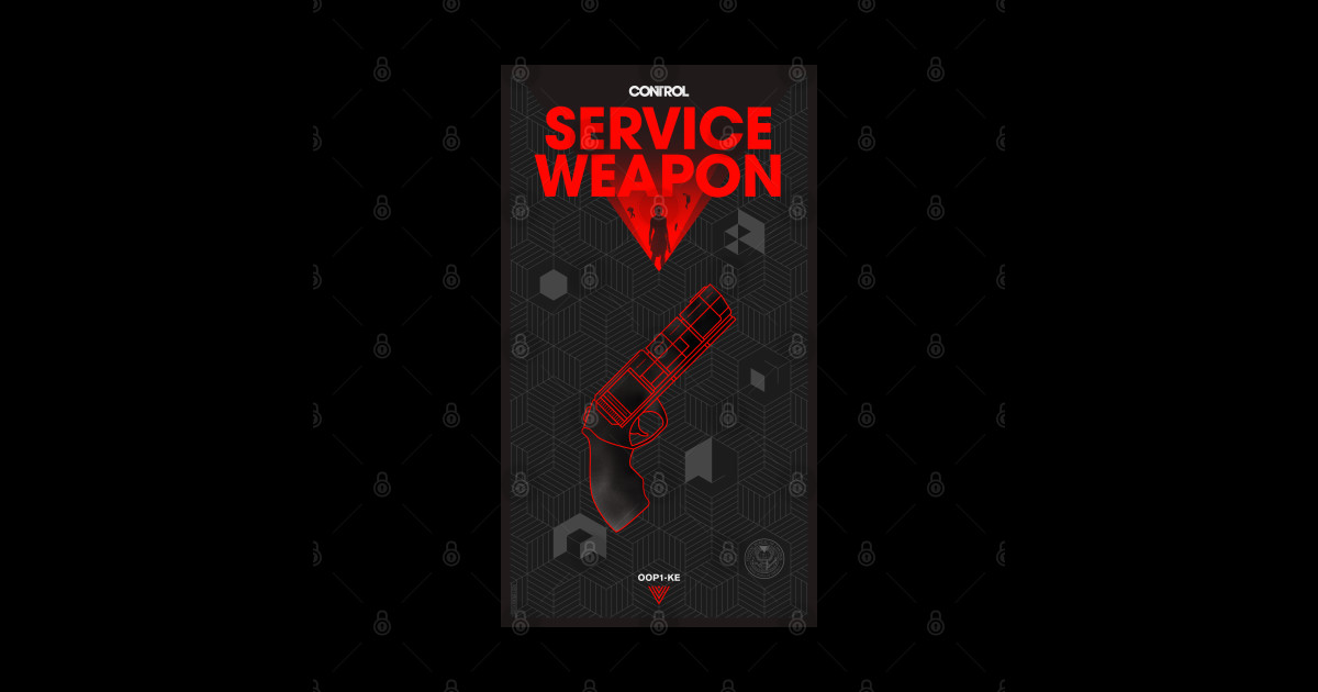 Control — FBC Service Weapon - Control Game - Posters and Art Prints ...