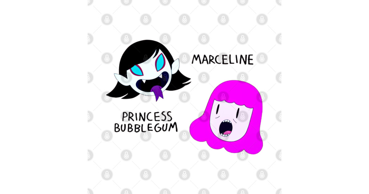 Marceline and Princess Bubblegum Fan Art - Cartoon Characters Marceline ...