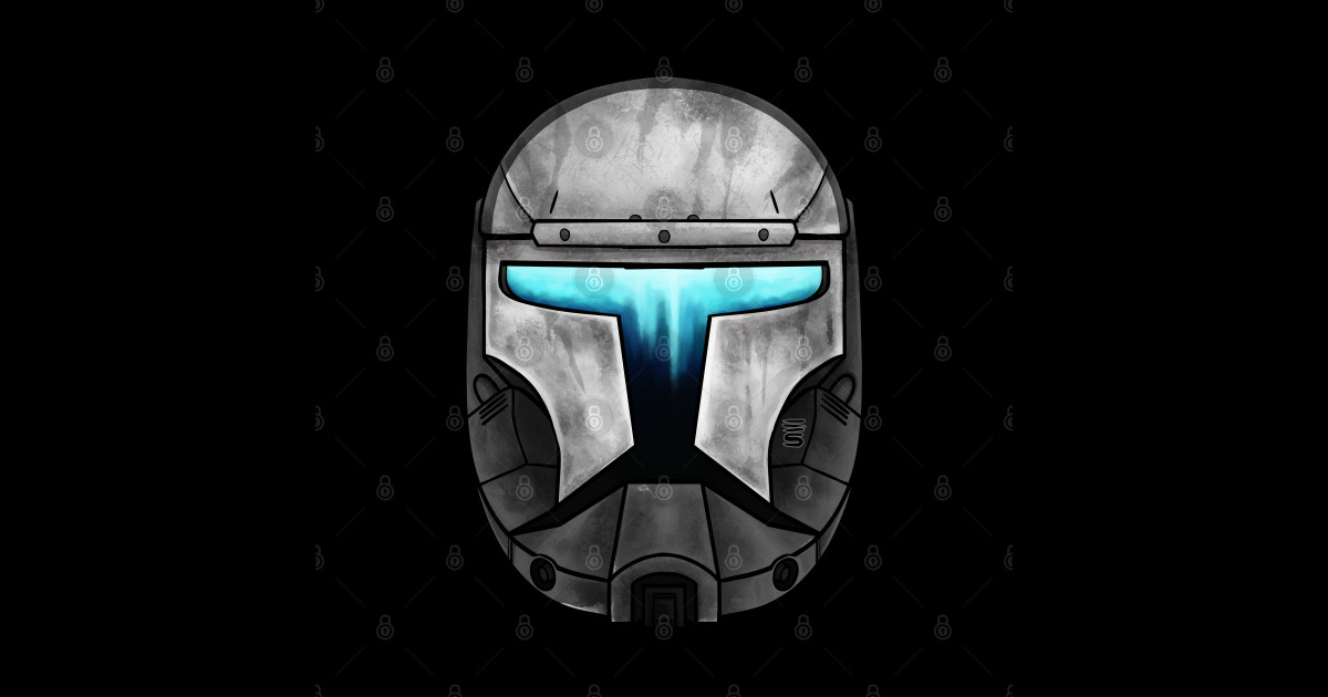Republic Commmando Scorch Helmet - Republic Commando - Sticker | TeePublic