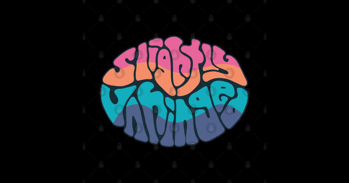 Slightly Unhinged Word Art - Slightly Unhinged - Sticker | TeePublic