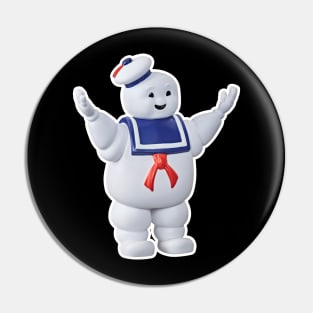 Stay Puft Marshmallow Man Gif Pins and Buttons for Sale | TeePublic