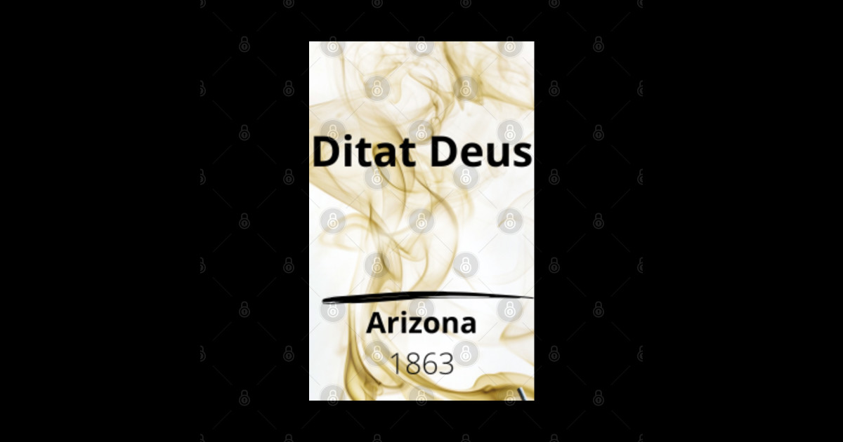 Arizona state motto print on T-shirt - Arizona State Motto Print On - T ...