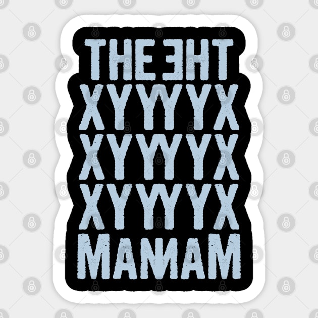 The XYY MAN, XYY Syndrome, super male syndrome - Syndrome - Sticker ...