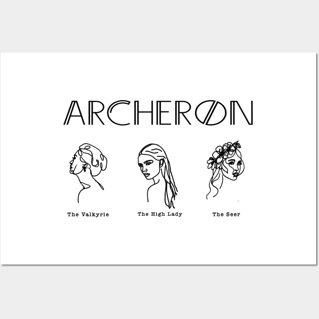 ACOTAR Archeron Sisters Minimalist - Acotar - Posters and Art Prints ...