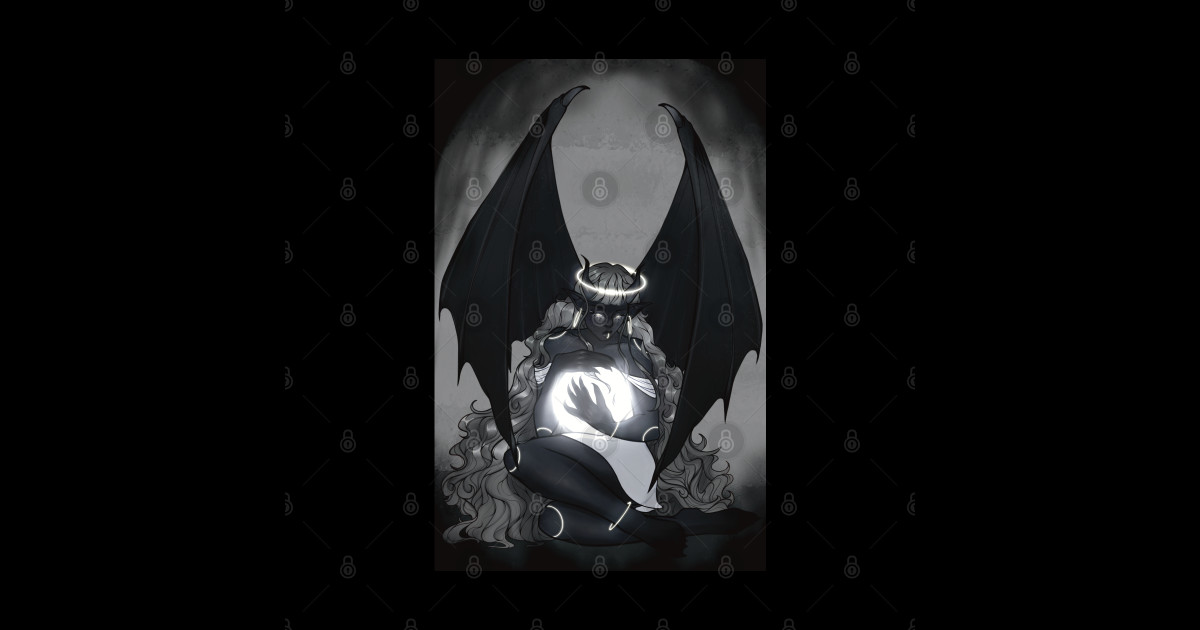 The Cursed Angel - Angel - Sticker | TeePublic