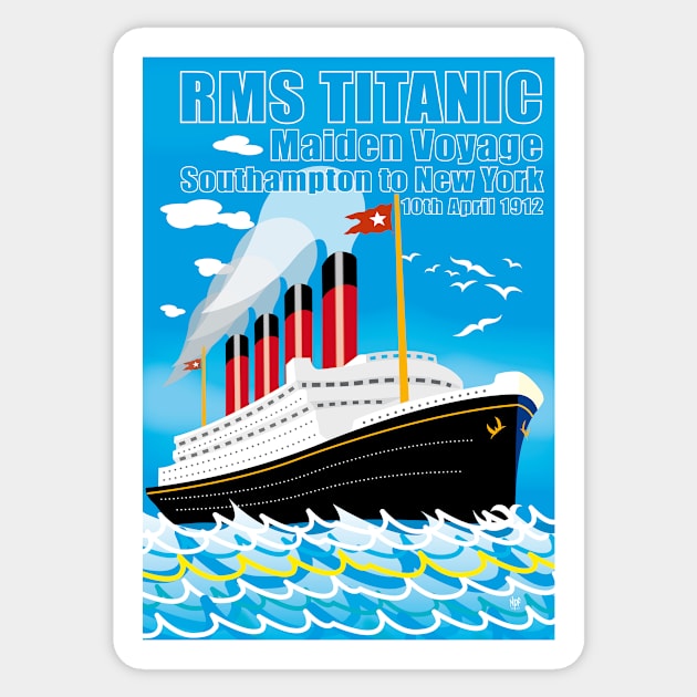 RMS TITANIC - Ship - Sticker | TeePublic