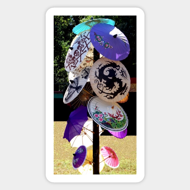 Parasol Stand - Parasol - Sticker | TeePublic
