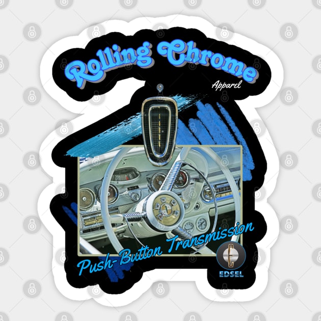 Push-button Transmission - Custom Cars - Sticker | TeePublic