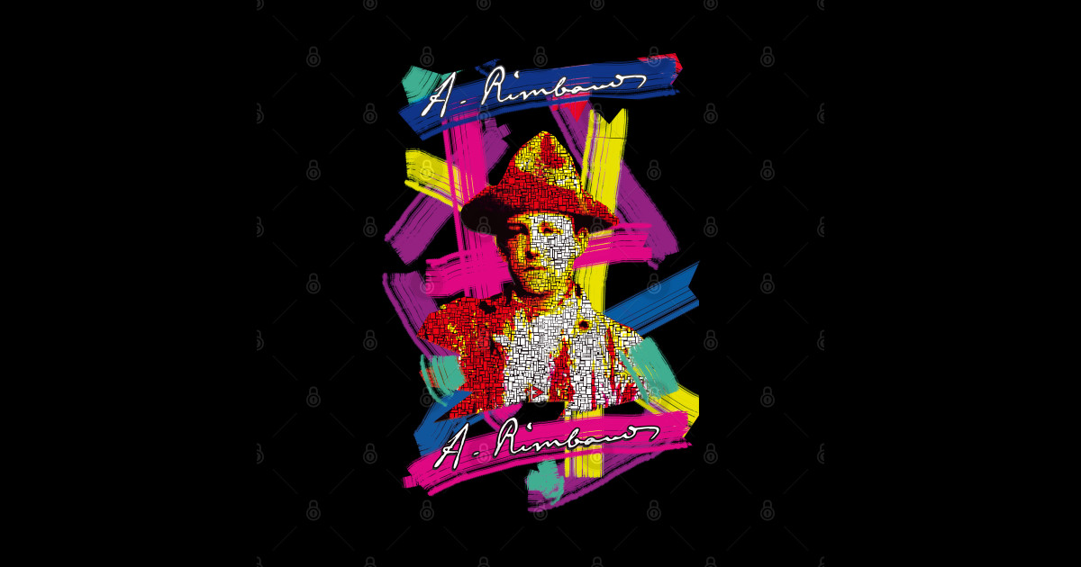 Arthur Rimbaud - Fresco - Arthur Rimbaud - Sticker | TeePublic