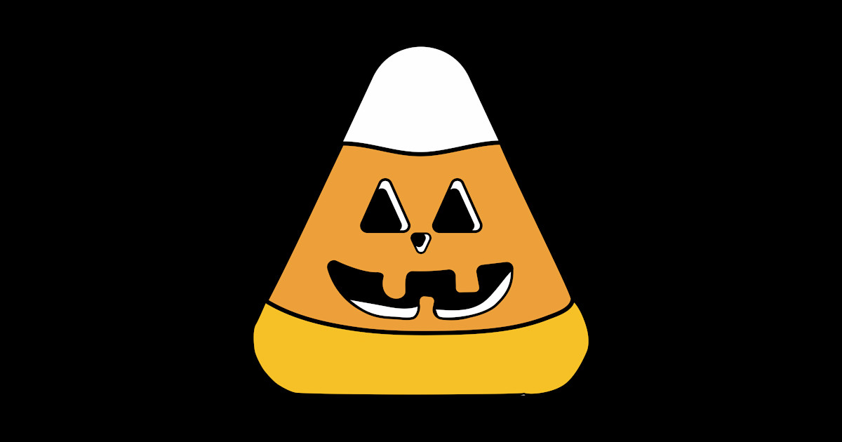 Jack the Spoopy Candy Corn - Halloween - Sticker | TeePublic