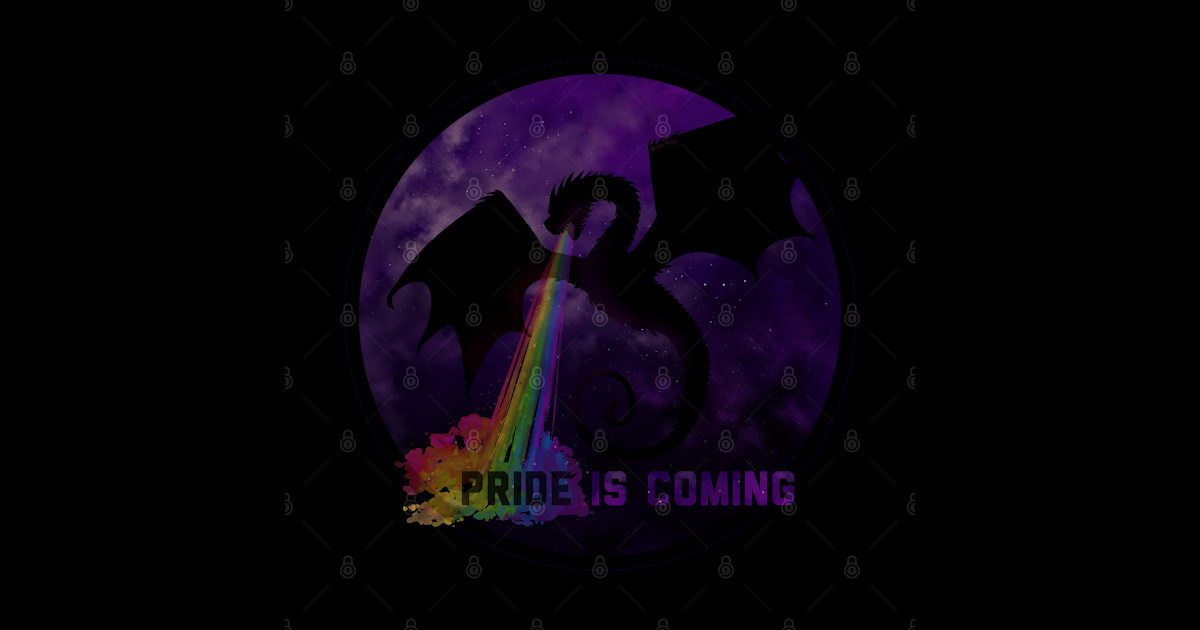 Pride Is Coming - Pride - Sticker | TeePublic