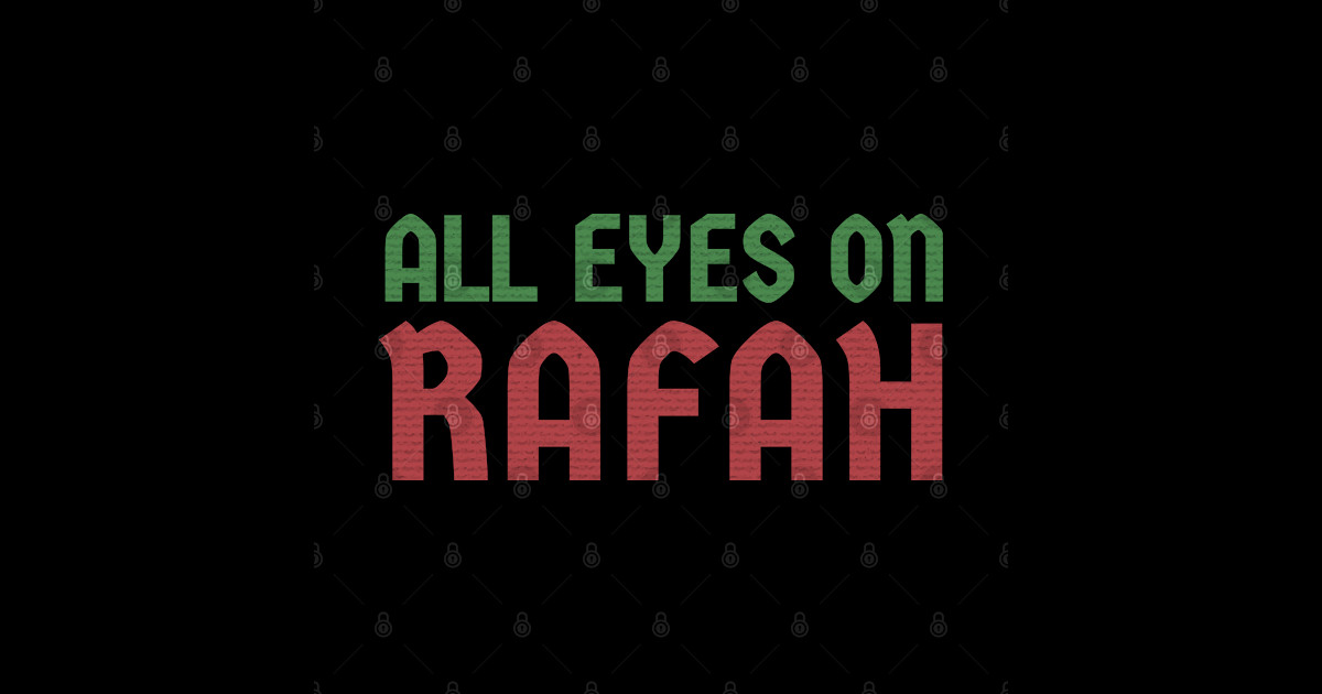 all eyes on rafah - All Eyes On Rafah - Sticker | TeePublic