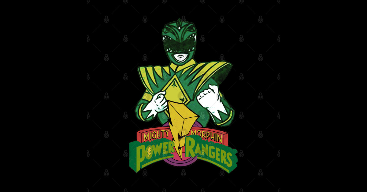 Power Rangers Green Ranger - Power Rangers - Sticker | TeePublic