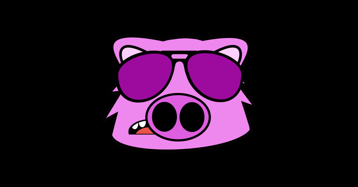 Fly Pig - Animals - Sticker | TeePublic