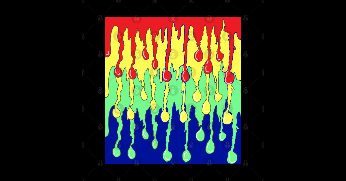 graffiti drip pop art 7 - Graffiti - Magnet | TeePublic