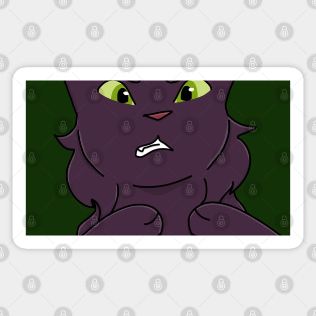 Hollyleaf Evil Alternate Universe - Hollyleaf - Sticker | TeePublic