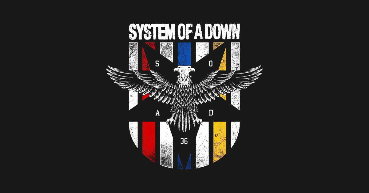 System of a Down SOAD Flag Vintage Band Fan Art Design - System Of A ...