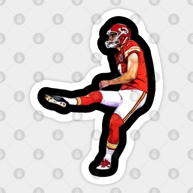 Harrison Butker Kick - Harrison Butker - Sticker | TeePublic