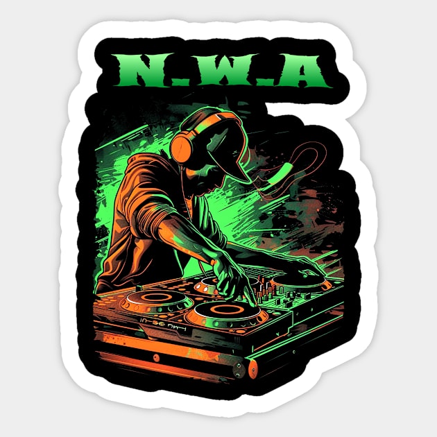 N.W.A FAN ART - Nwa Fan Art - Sticker | TeePublic