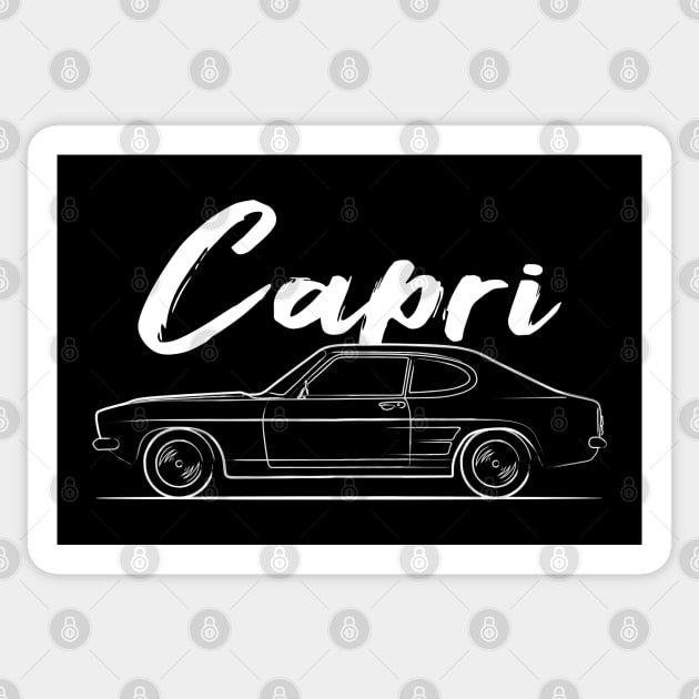 Classic Racing Capri MK1 Legend - Capri - Sticker | TeePublic