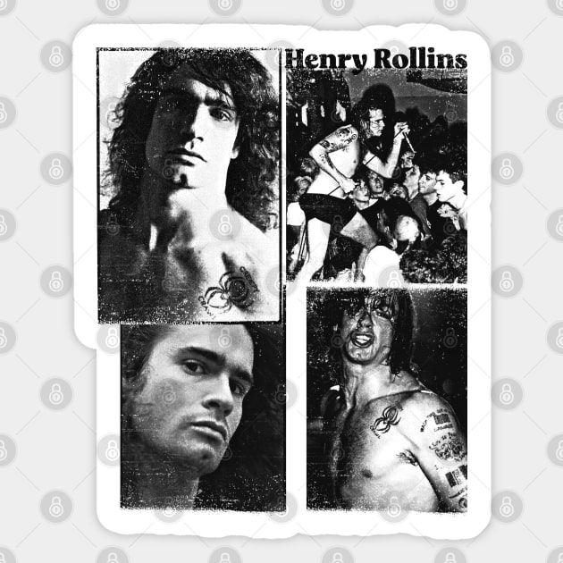 Henry Rollins - 80s Vintage - Henry Rollins - Sticker | TeePublic