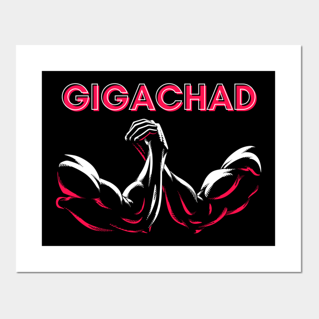 Gigachad - Workout - Posters and Art Prints | TeePublic