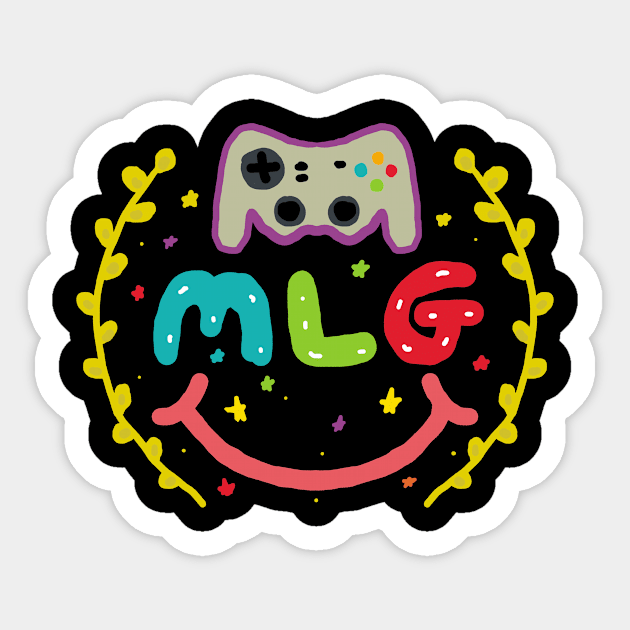MLG - Major League Gamer - Mlg - Sticker | TeePublic