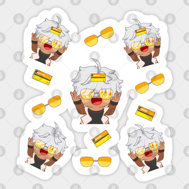 Goldie and Mammon! - Obey me - Obey Me - Sticker | TeePublic