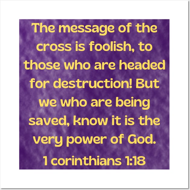 Bible Verse 1 Corinthians 1:18 | Christian - 1 Corinthians 1 18 ...