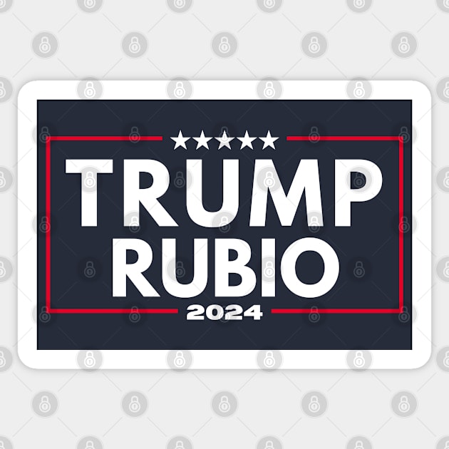 Trump Rubio 2024 - Trump 2024 - Sticker | TeePublic