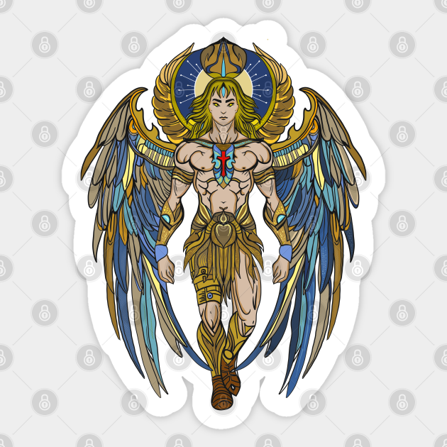 Archangel Michael highest ranking angel of heaven - Angel - Sticker ...