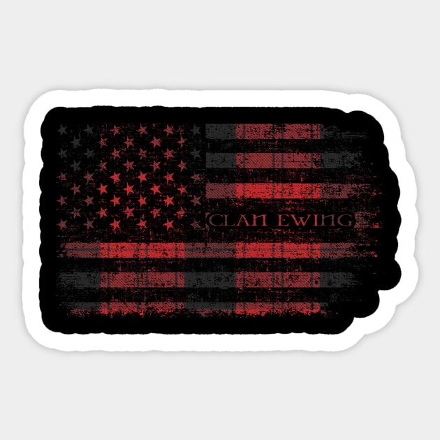 Clan Ewing Scottish tartan US flag kilt Scotland - Scotland Clan ...