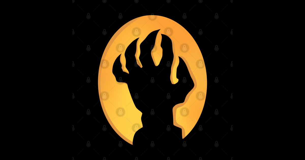 Clawed Monster Hand - Witch Hat - Posters and Art Prints | TeePublic