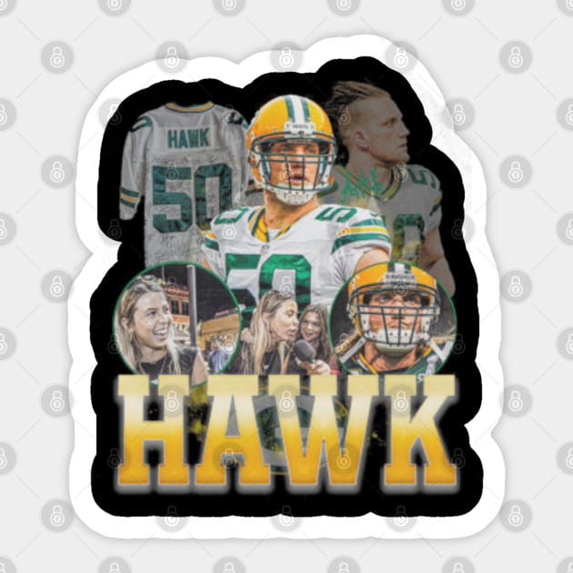 AJ Hawk Vintage Bootleg - Aj Hawk - Sticker | TeePublic