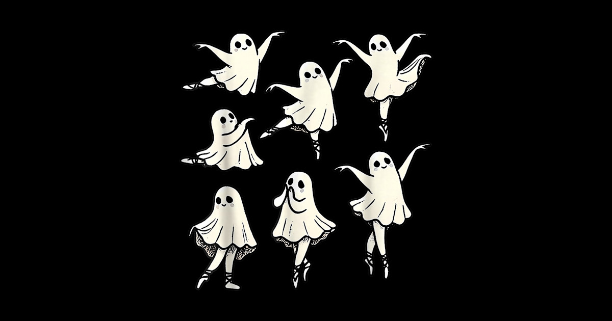 Ballet Ghost Ballet Dancer Spooky Dance Teacher Halloween - Ballet ...