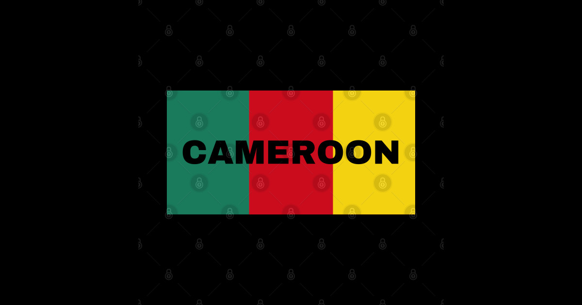 Cameroon Flag Colors - Flag Of Cameroon - Sticker | TeePublic