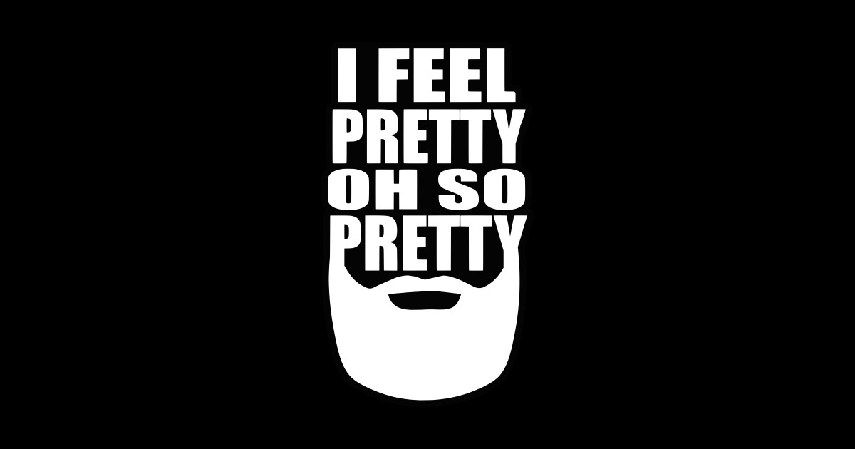 Pretty Manly - Beards - Sticker | TeePublic