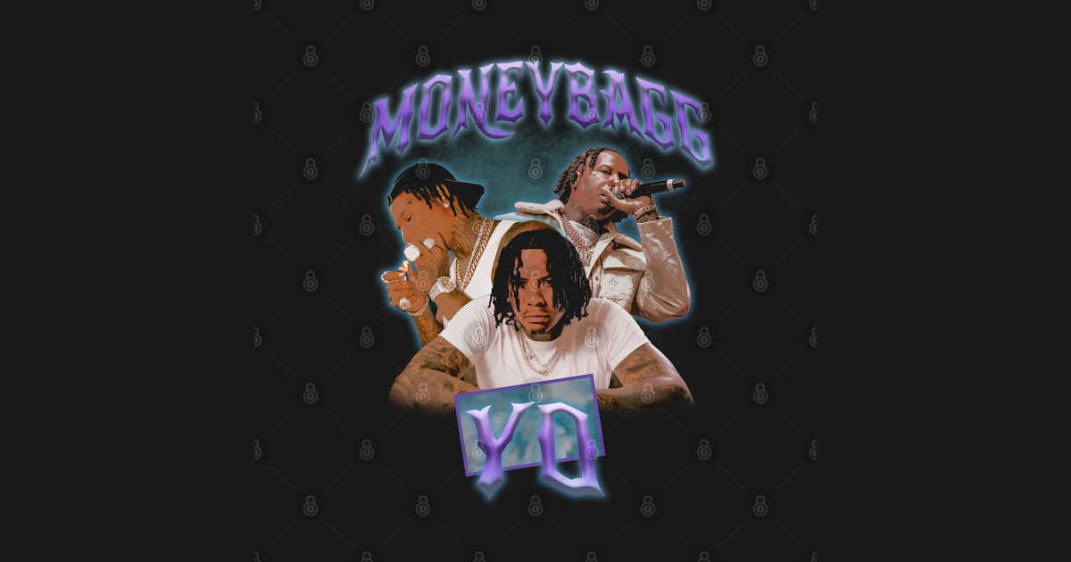 Moneybagg Yo // Vintage Bootleg Design - Moneybagg Yo - T-Shirt | TeePublic