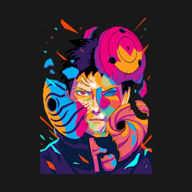 three obito masks - Obitouchiha - T-Shirt | TeePublic