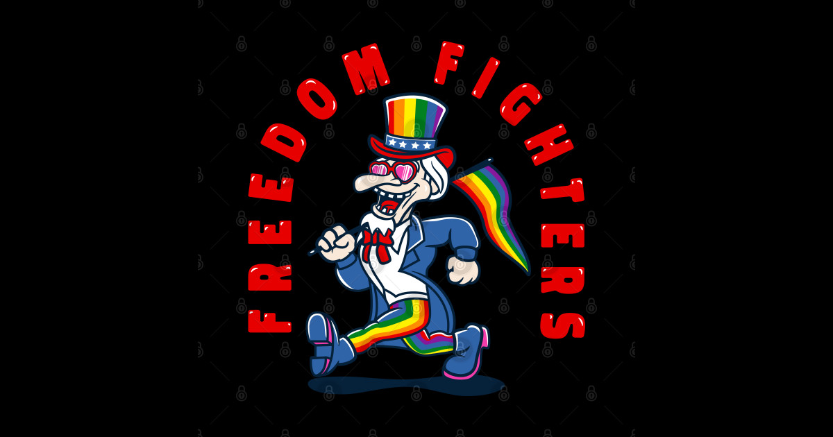 Freedom Fighters - Lgbtq - Sticker | TeePublic